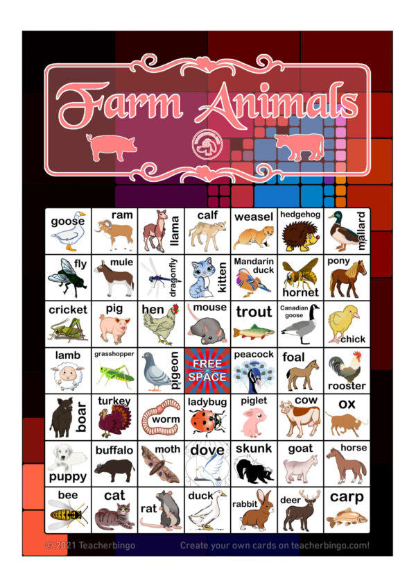 Scary Halloween Bingo 4x4 (100 pages + call sheet) | Made By Teachers
