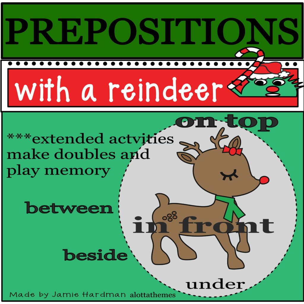 Christmas | Positional Words | speech activities | Prepositions | Made ...