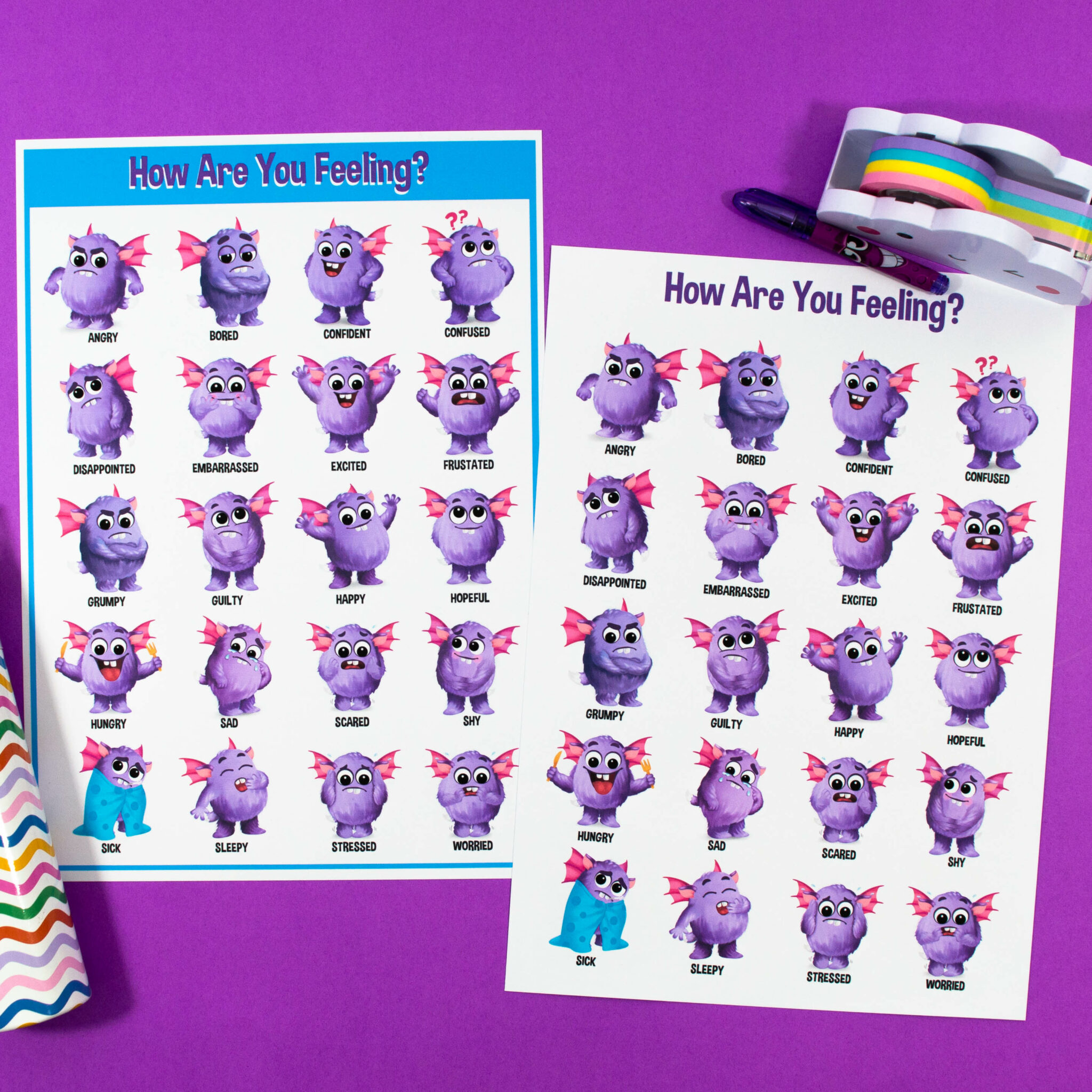 How Are You Feeling? Poster - Recognise Emotions Check in Chart with ...