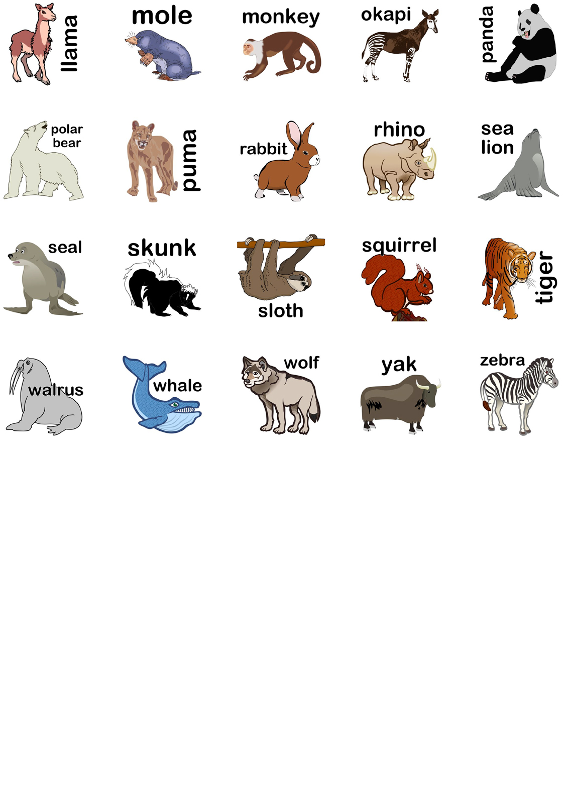 Mammals Bingo 5x5 (100 pages + call sheet) | Made By Teachers