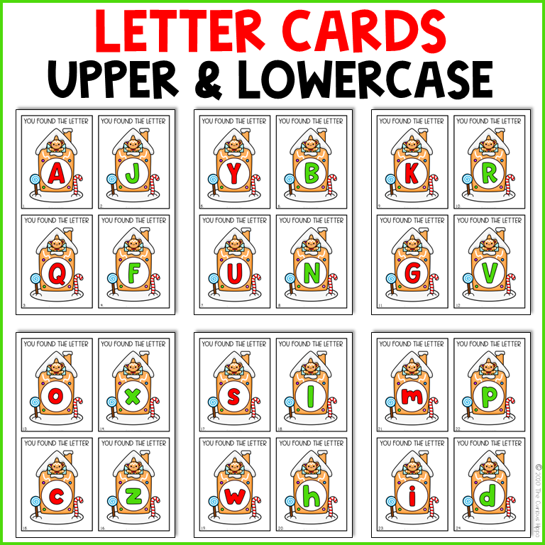 Gingerbread Letter Identification and Matching | Made By Teachers