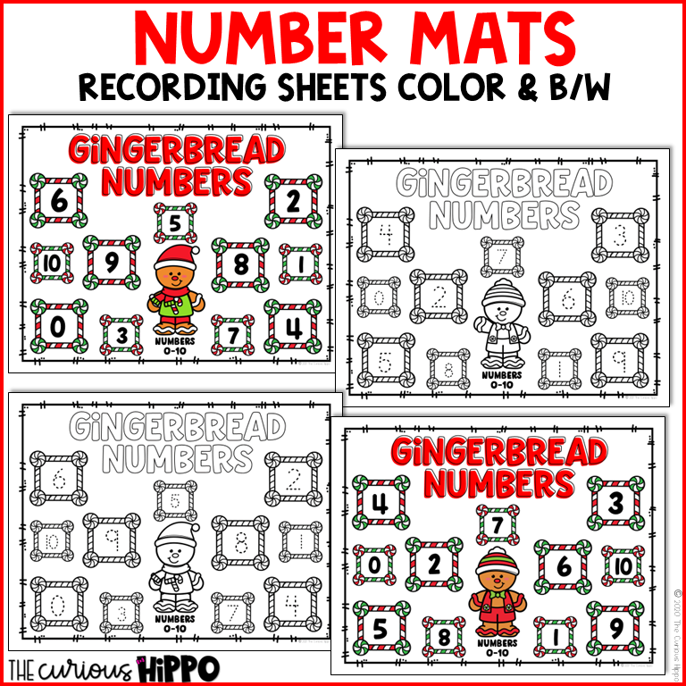 Gingerbread Numbers 0-10 | Made By Teachers