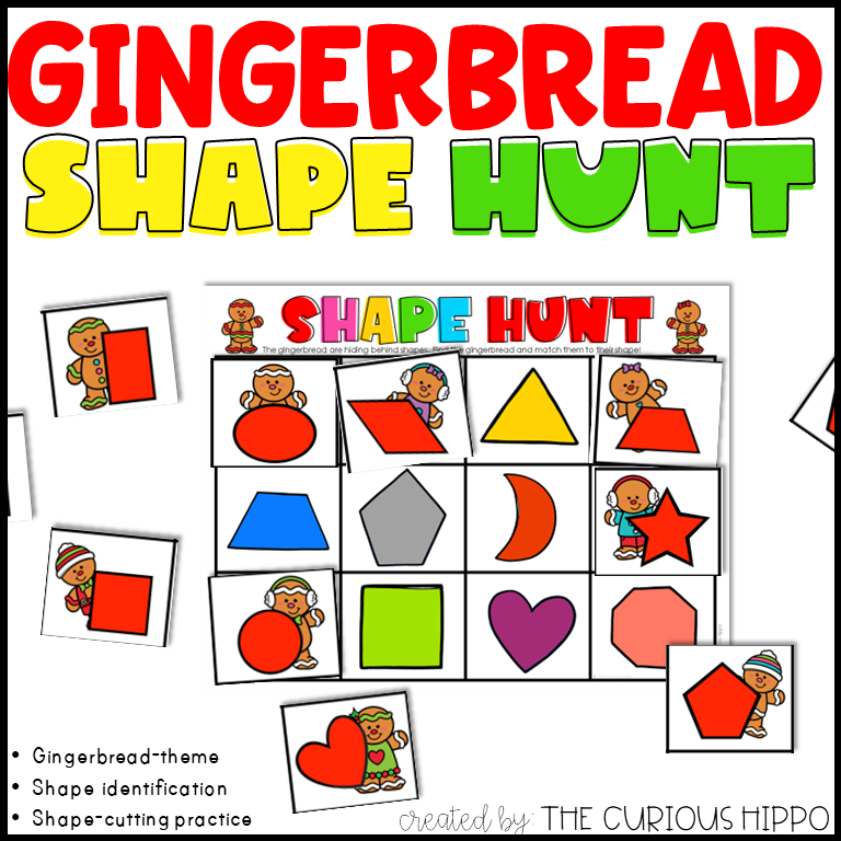 Gingerbread Shapes - Preschool | Made By Teachers