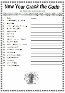 New Year Bundle - Crossword, Word Search, Matching, Scramble, Crack the ...
