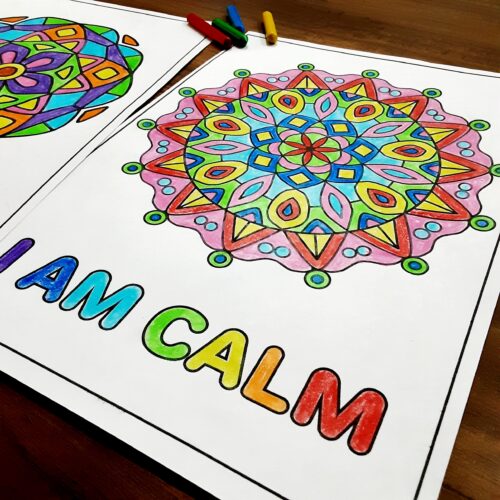 Mandala Coloring Pages For Kids | Mindfulness Coloring Pages ...