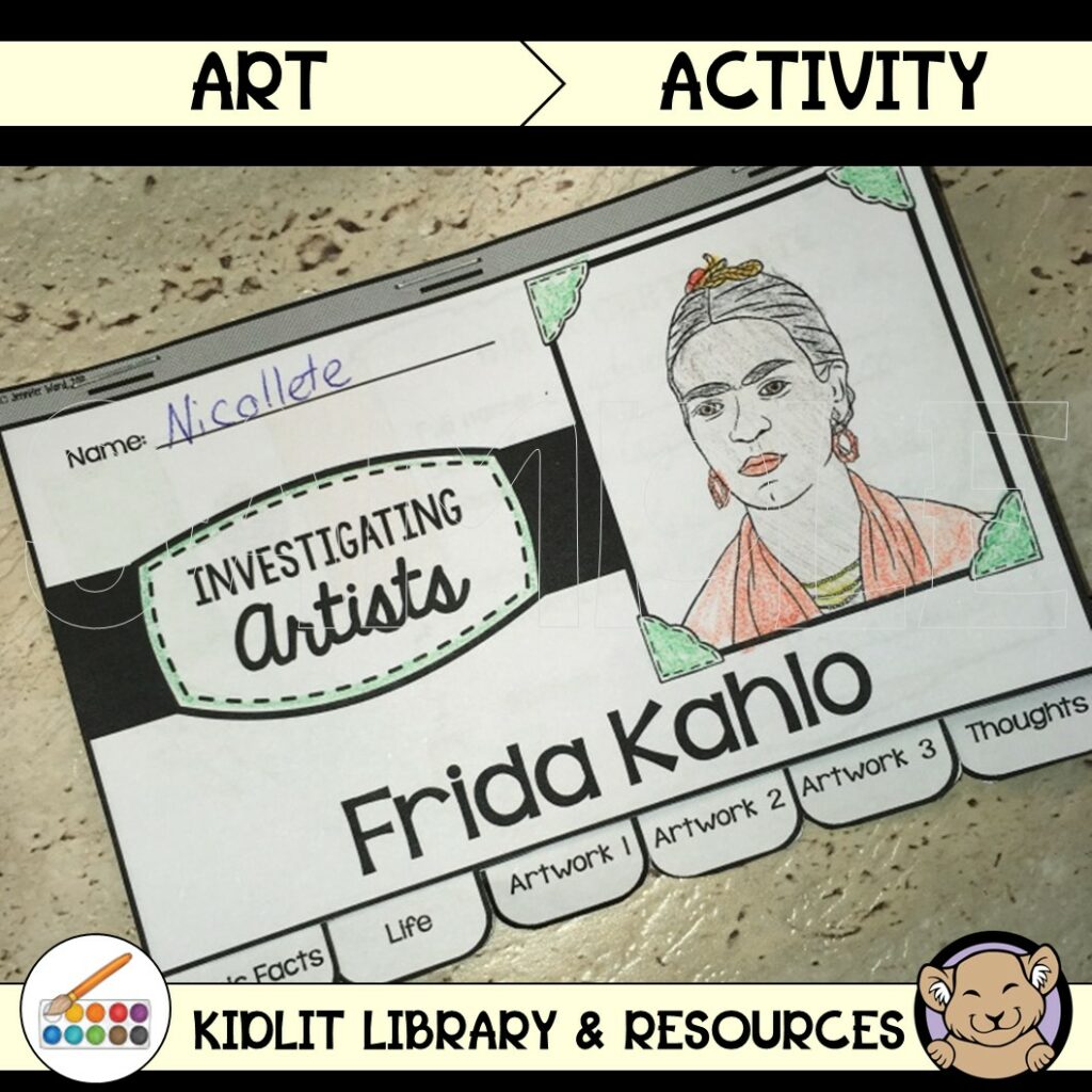 Frida Kahlo Research Tab Book | Made By Teachers