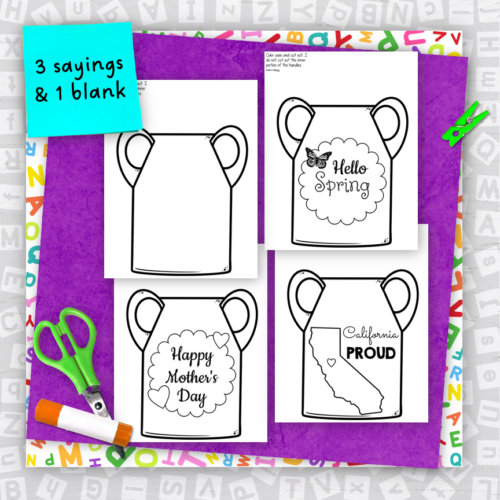 California Poppy Craft | California State Symbols | Made By Teachers