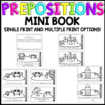 Spatial Concepts Preposition mini-book - Summer - Made By Teachers