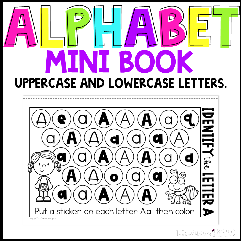 Letter identification mini book - spring | Made By Teachers