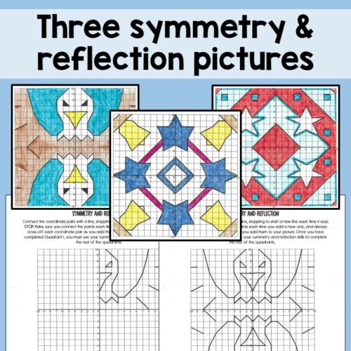 Patriotic Coordinate Plane Mystery Graphing Pictures BUNDLE | Made By ...