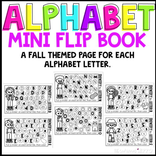 Letter identification mini book - seasonal bundle - Made By Teachers