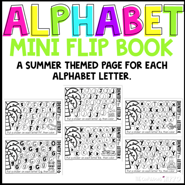 Letter identification mini book - seasonal bundle - Made By Teachers