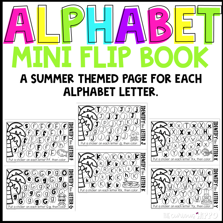 Letter identification mini book - seasonal bundle | Made By Teachers