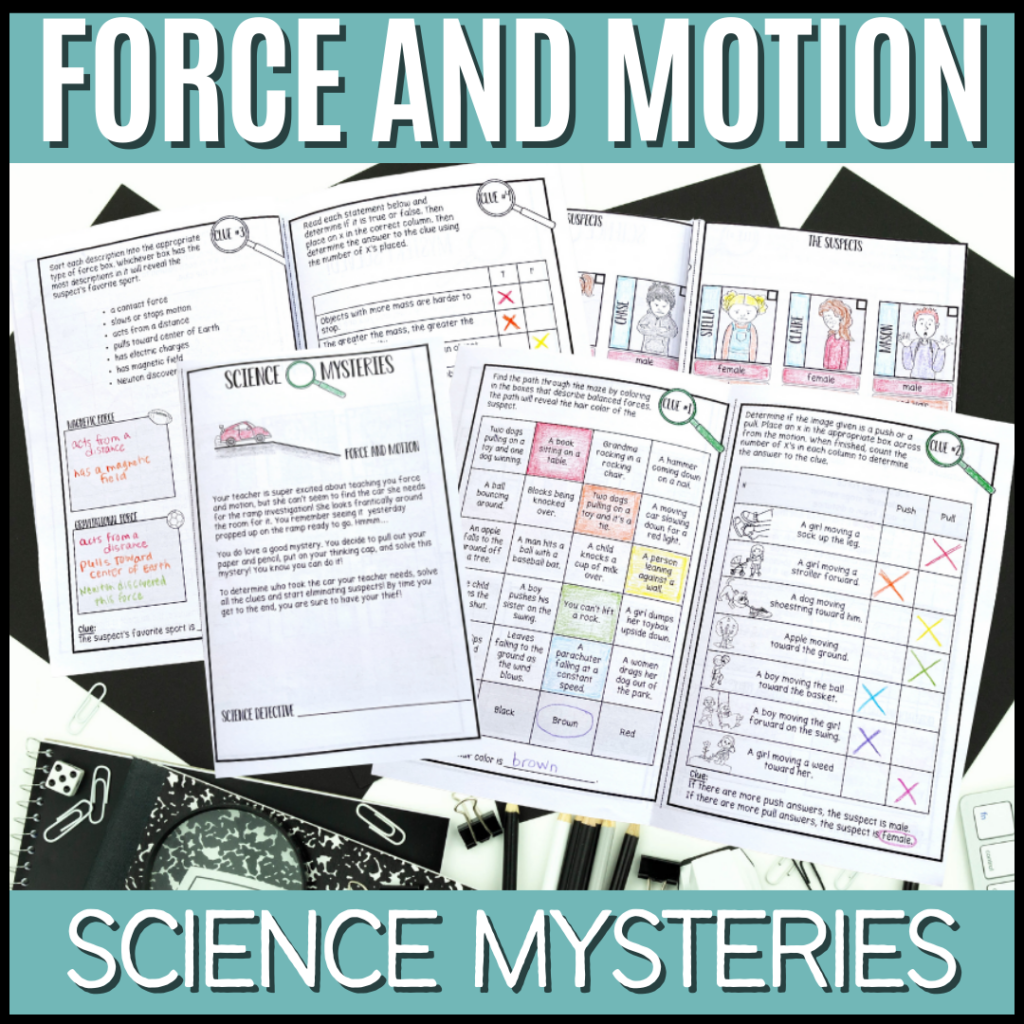 Force and Motion Science Mystery | Made By Teachers