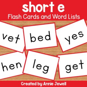 Short Vowel CVC Flash Cards and Word Lists Bundle | Made By Teachers