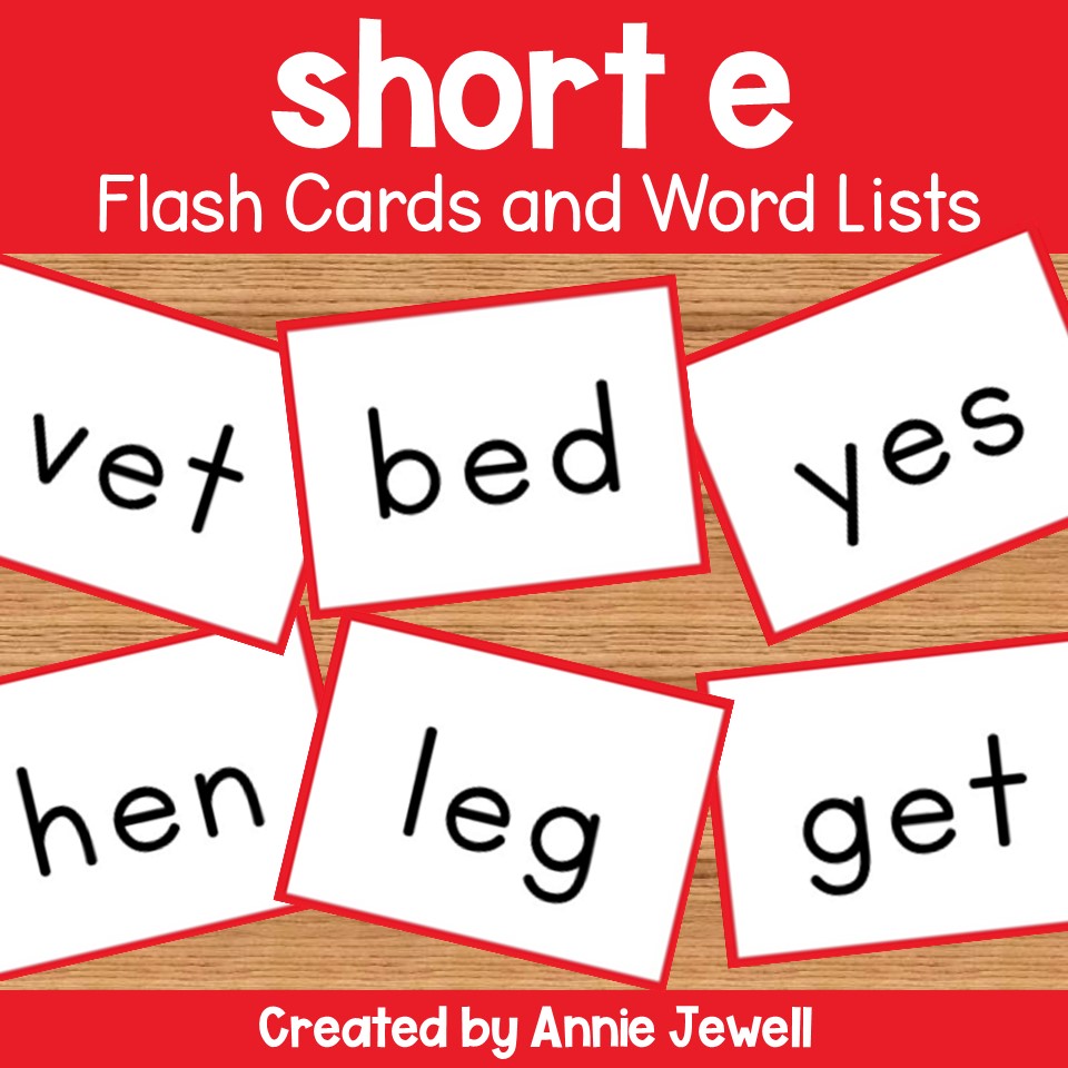 Short Vowel CVC Flash Cards and Word Lists Bundle - Made By Teachers