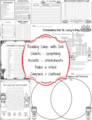 St. Lucia Day Activity Pack | Made By Teachers