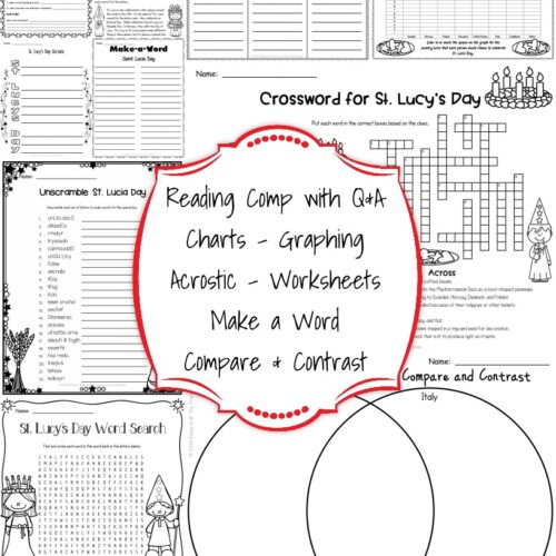 St. Lucia Day Activity Pack | Made By Teachers
