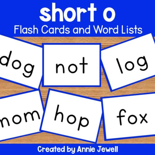 Short Vowel CVC Flash Cards and Word Lists Bundle | Made By Teachers