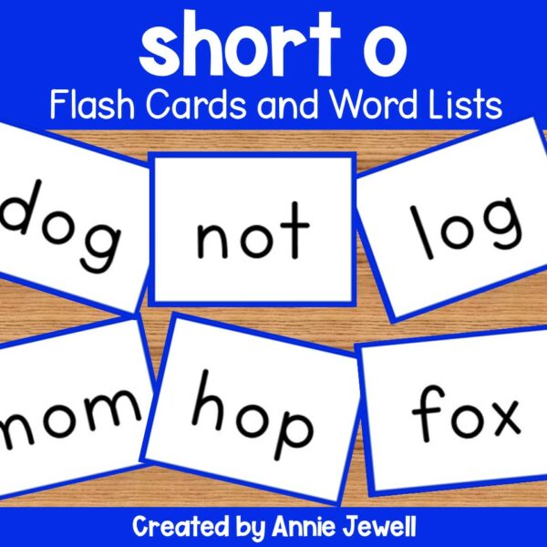 Short Vowel CVC Flash Cards and Word Lists Bundle - Made By Teachers