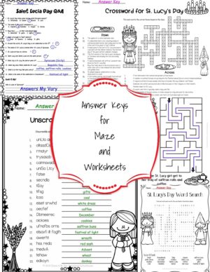 St. Lucia Day Activity Pack | Made By Teachers