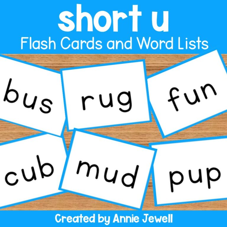 Short Vowel CVC Flash Cards and Word Lists Bundle | Made By Teachers