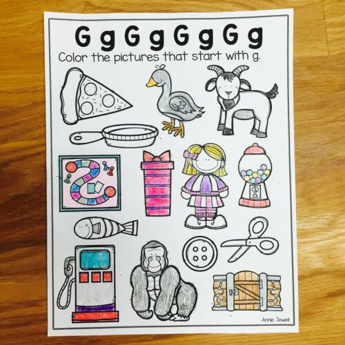 Beginning Sounds Worksheets – 37 Letter Sound Practice Pages from A to ...