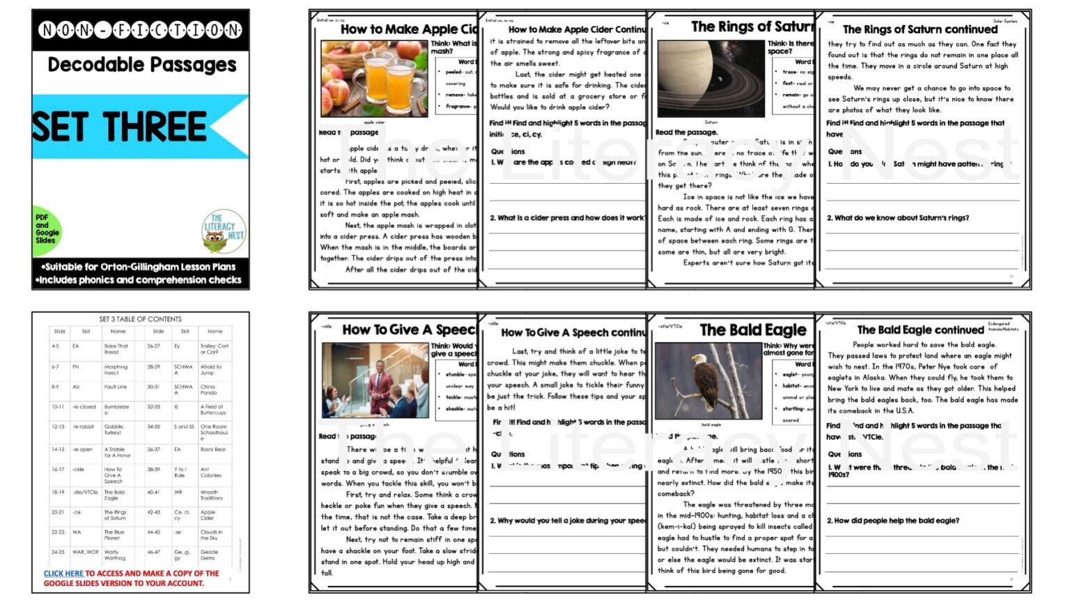 Nonfiction Decodable Readers for Structured Literacy Set 3 | Made By ...