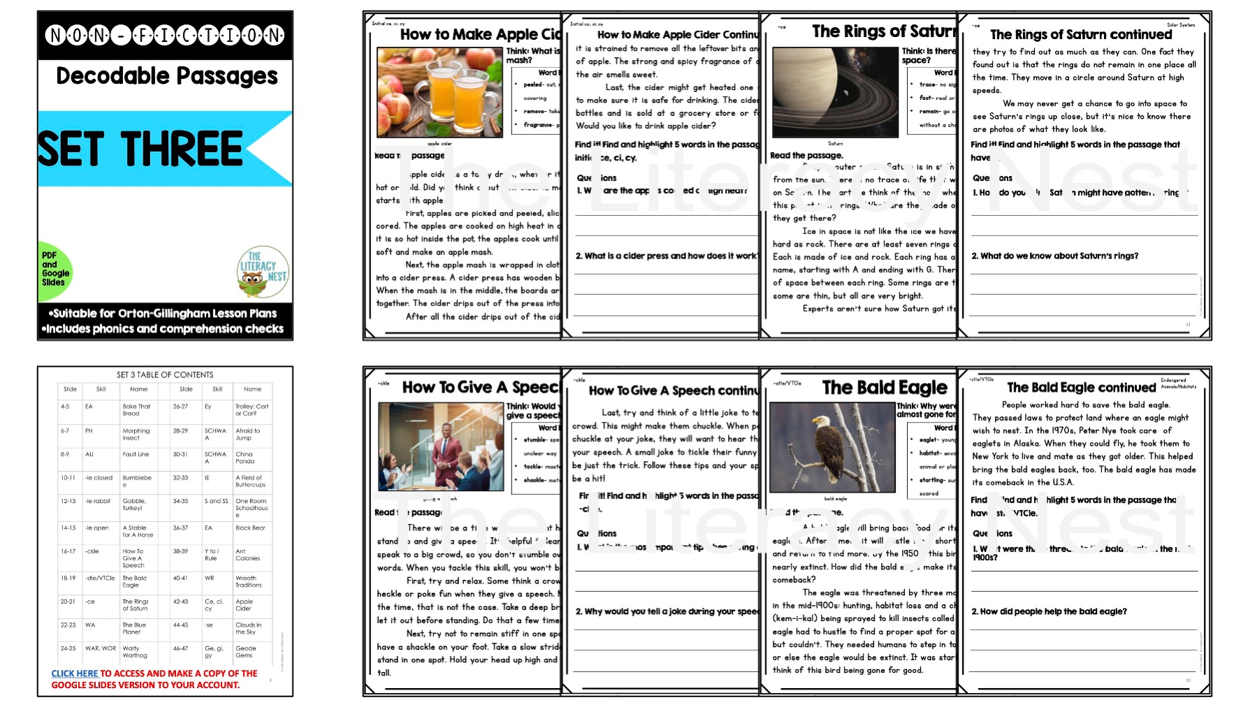 Nonfiction Decodable Readers for Structured Literacy Set 3 | Made By ...