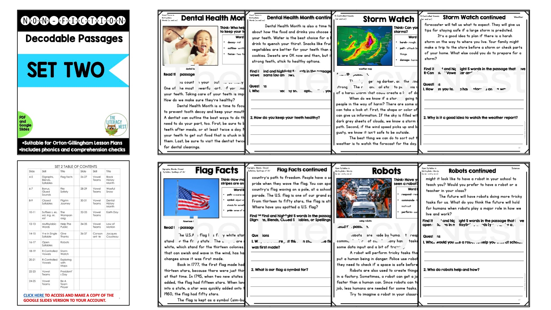 Nonfiction Decodable Readers Bundle for Structured Literacy | Made By ...