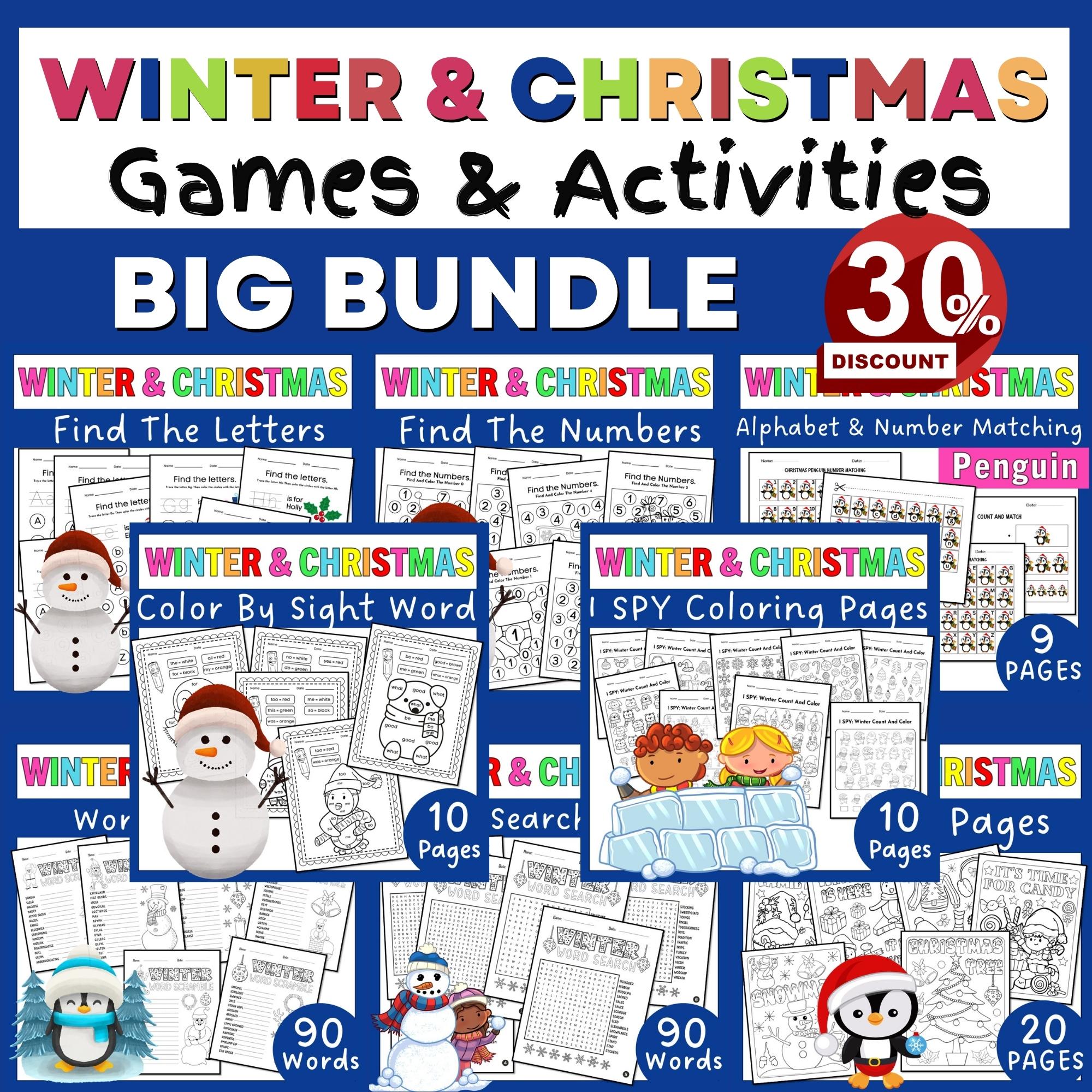 Christmas Winter Topic Word Cards FREEBIE | Made By Teachers