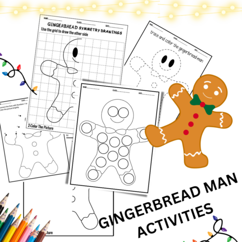 Christmas Gingerbread Man Activities for toddlers | Made By Teachers