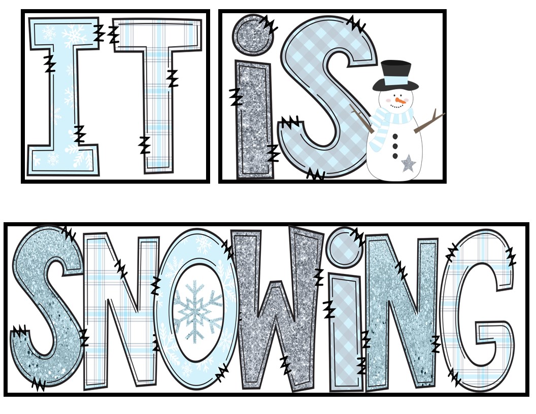 It is Snowing {Pocket Chart Song} | Made By Teachers