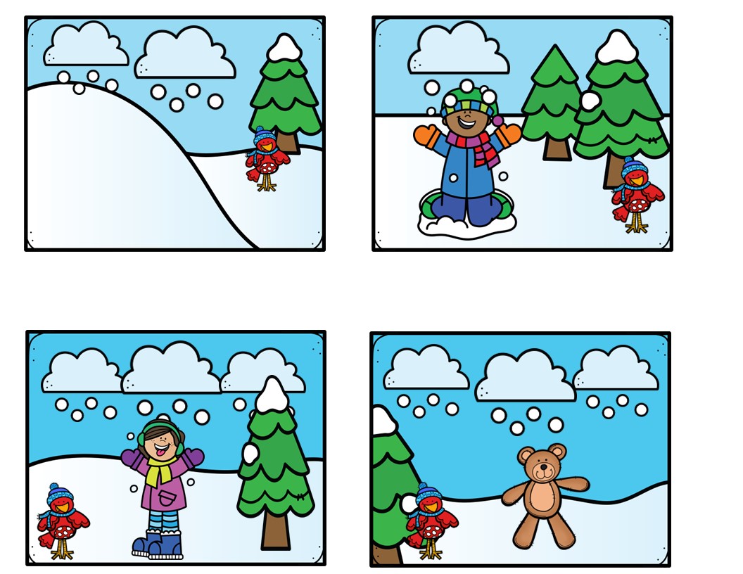 It is Snowing {Pocket Chart Song} | Made By Teachers