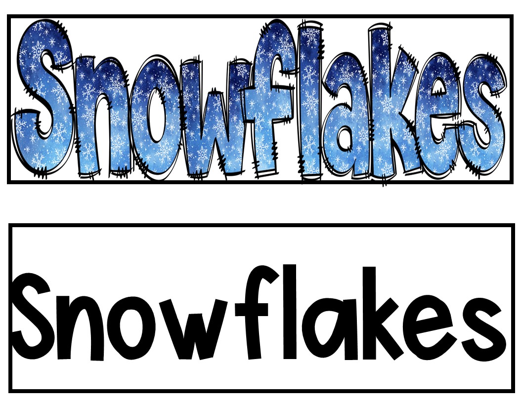 Snowflakes {Pocket Chart Song} | Made By Teachers