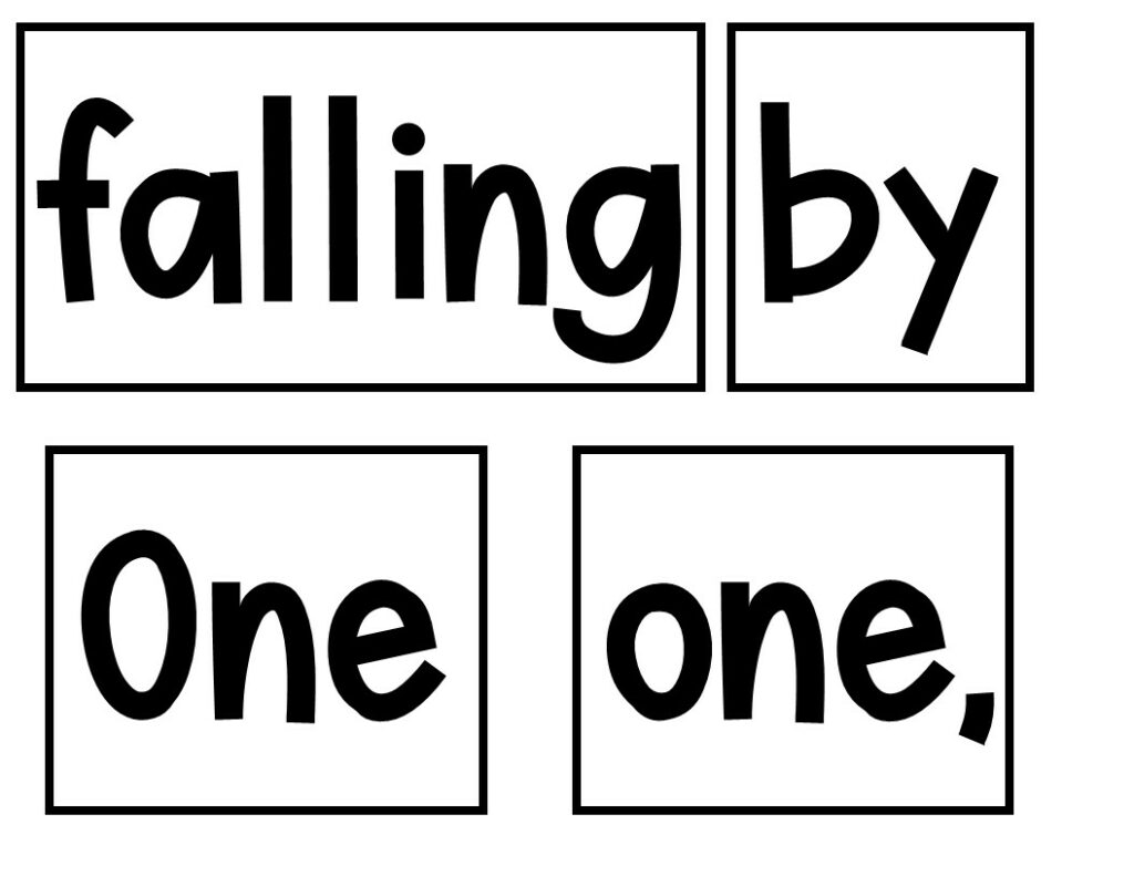 Snowflakes {Pocket Chart Song} | Made By Teachers