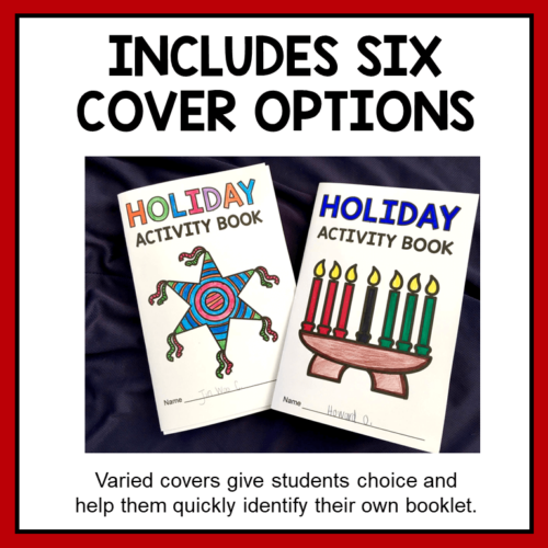 December Holidays Activity Booklet - Time Fillers - Holiday Gift for ...