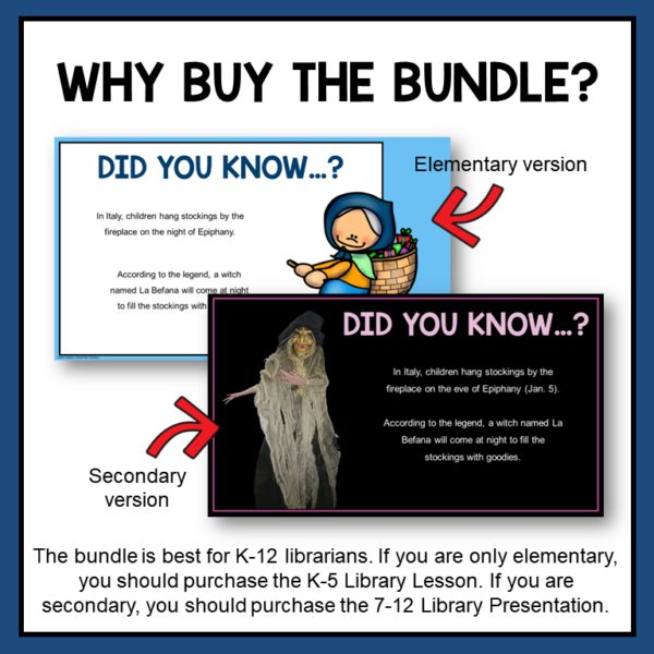 December Holidays Library Bundle - Christmas - Hanukkah - Kwanzaa ...