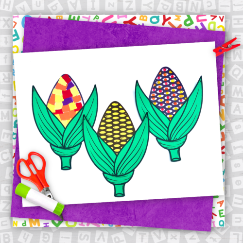 Fall Corn Craft and Bulletin Board Decor | Made By Teachers