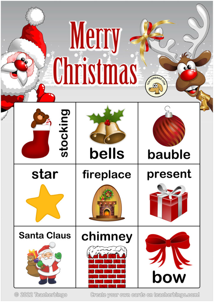 Christmas Bingo 7x7 (5 pages + call sheet) | Made By Teachers