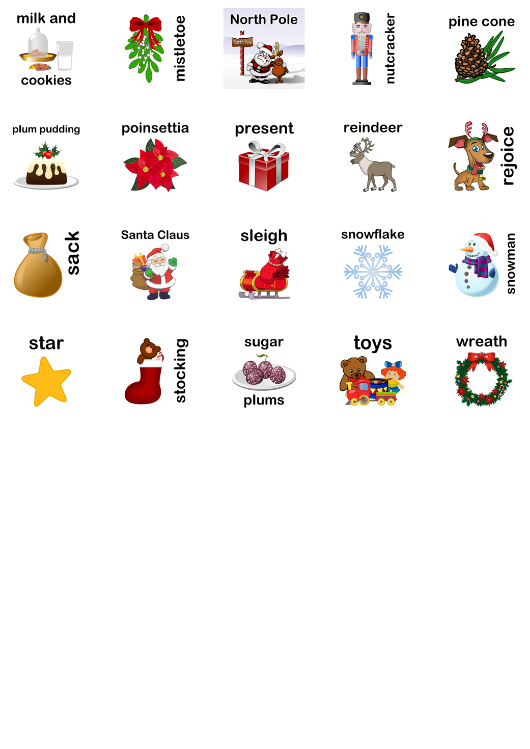 Christmas Bingo 5x5 (5 pages + call sheet) | Made By Teachers