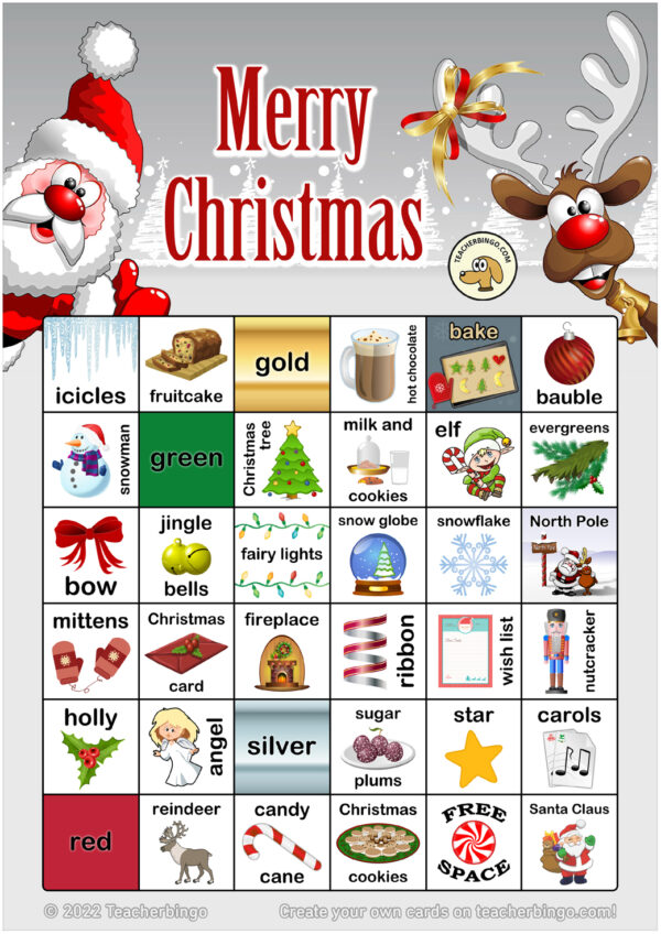 Christmas Bingo 6x6 (100 pages + call sheet) | Made By Teachers