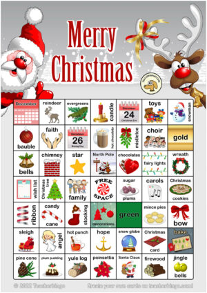 Christmas Bingo 7x7 (100 pages + call sheet) | Made By Teachers