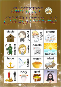 Religious Christmas Bingo 4x4 (5 pages + call sheet) | Made By Teachers
