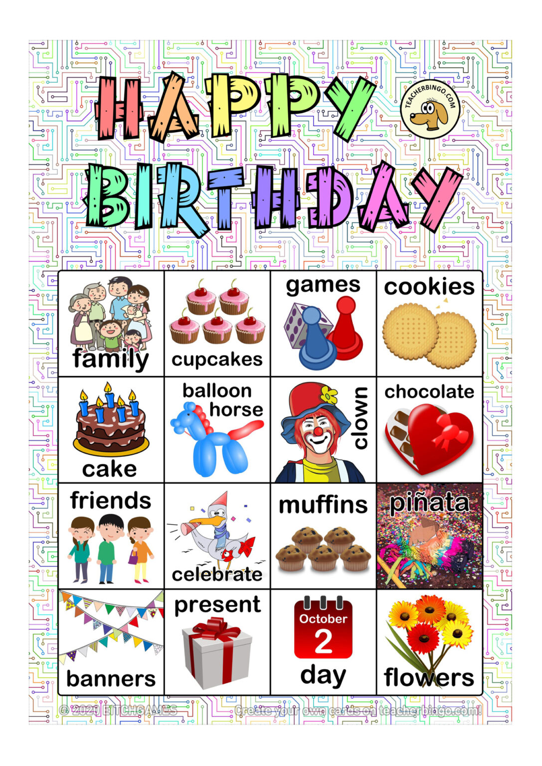 Farm Animals Bingo 5x5 (5 pages + call sheet) | Made By Teachers