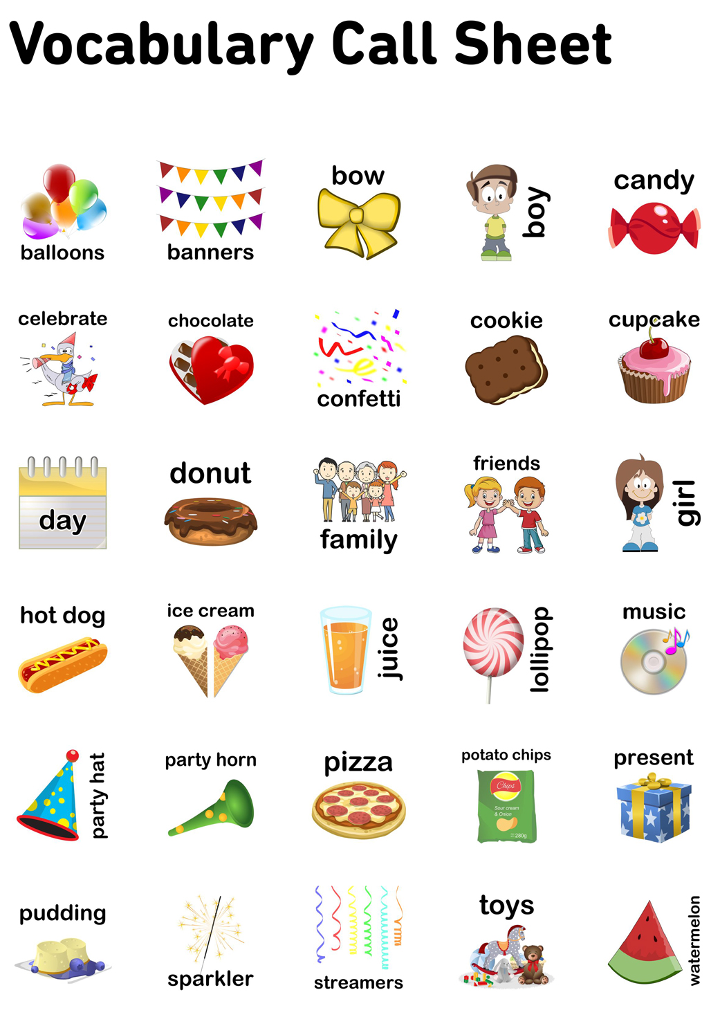 Children’s Day Bingo 4x4 (100 pages + call sheet) | Made By Teachers