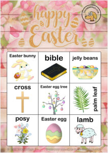 Easter Bingo 3x3 (5 pages + call sheet) | Made By Teachers