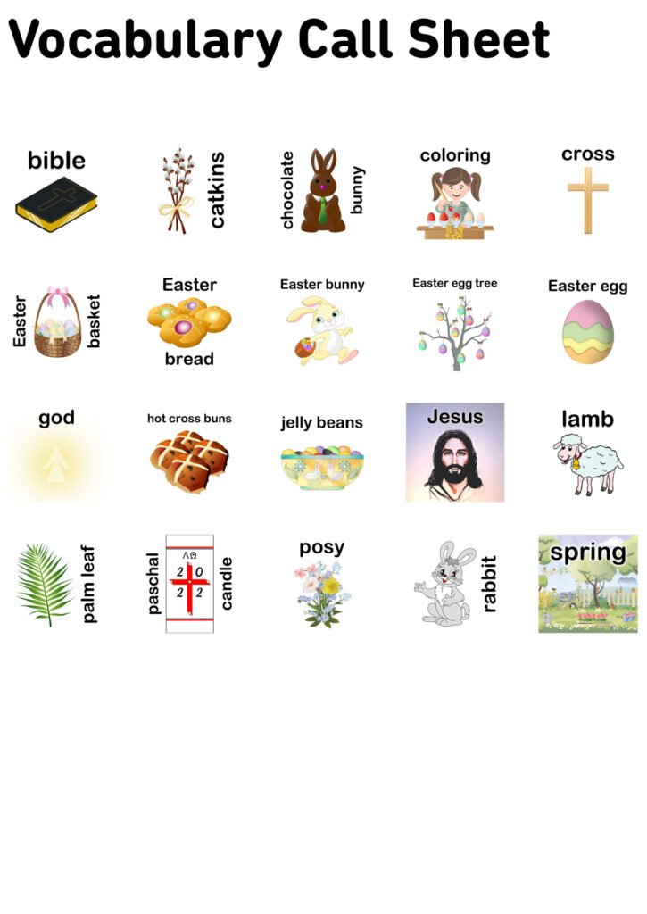 Easter Bingo 3x3 (100 pages + call sheet) | Made By Teachers