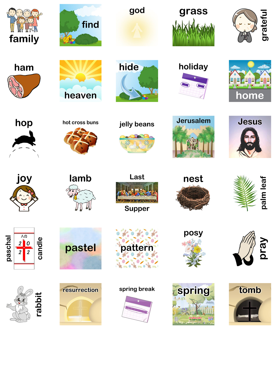 Easter Bingo 6x6 (100 pages + call sheet) | Made By Teachers