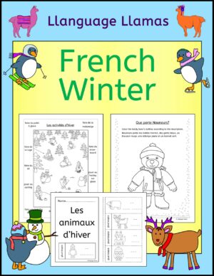 French Winter - Hiver - vocabulary activities, puzzles, minibooks ...